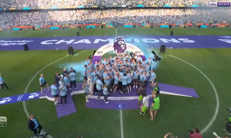 Filgoal فيديوهات تتويج مانشستر سيتي بلقب الدوري الإنجليزي 2023 24